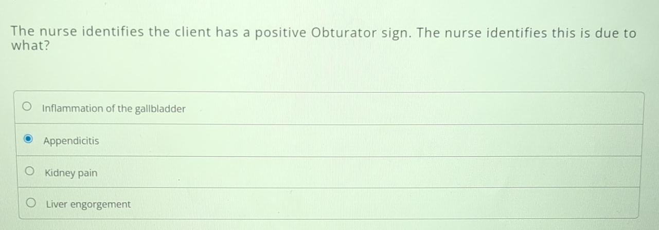 Solved The nurse identifies the client has a positive | Chegg.com