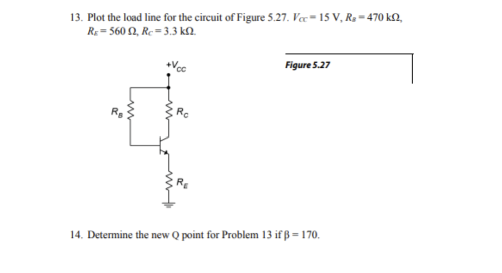 Plot the load line for the circuit of Figure | Chegg.com