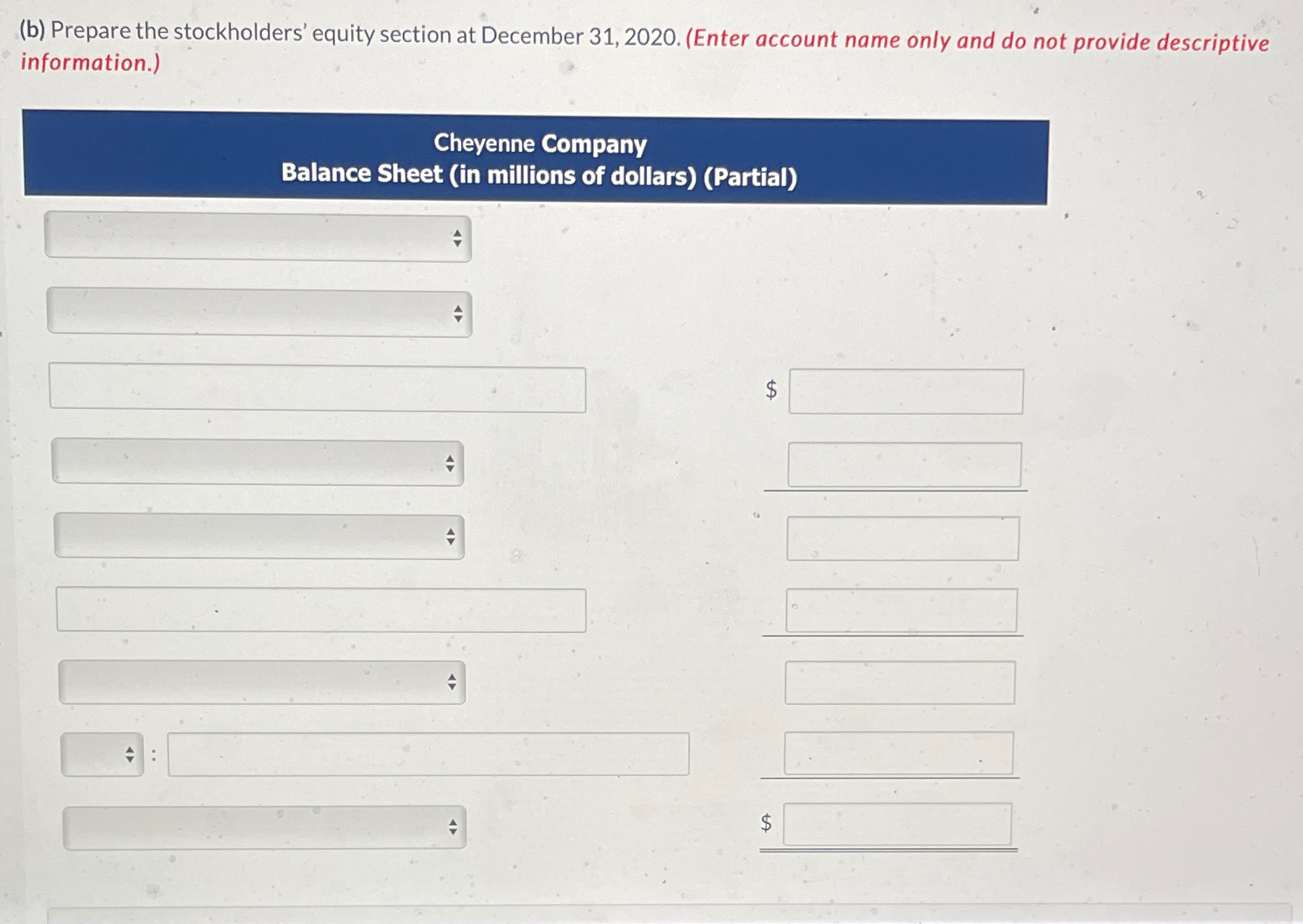 \table[[Additional paid-in capital,$890,$820 | Chegg.com