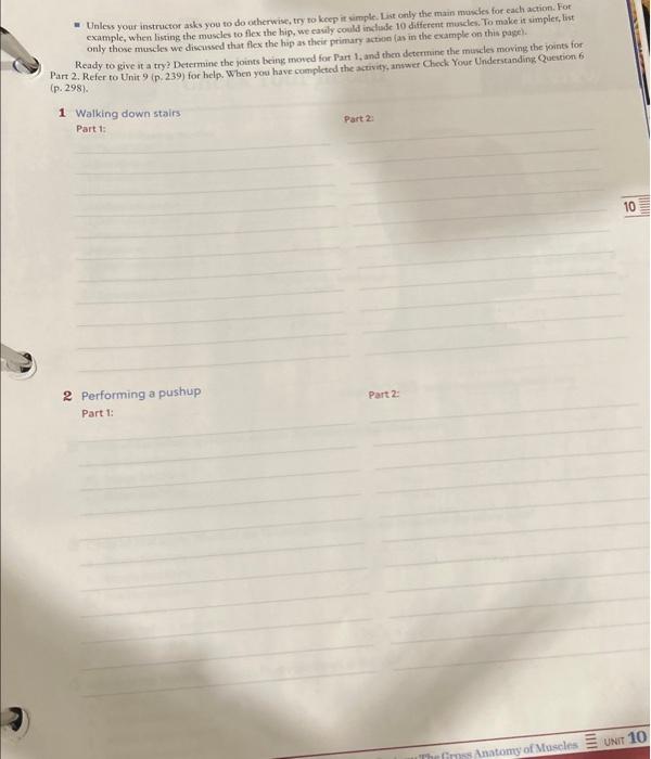 Solved 2 PROCEDURE Identifying Muscle Actions of Common | Chegg.com