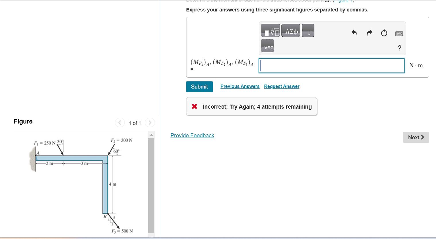 Solved Express your answers using three significant figures | Chegg.com