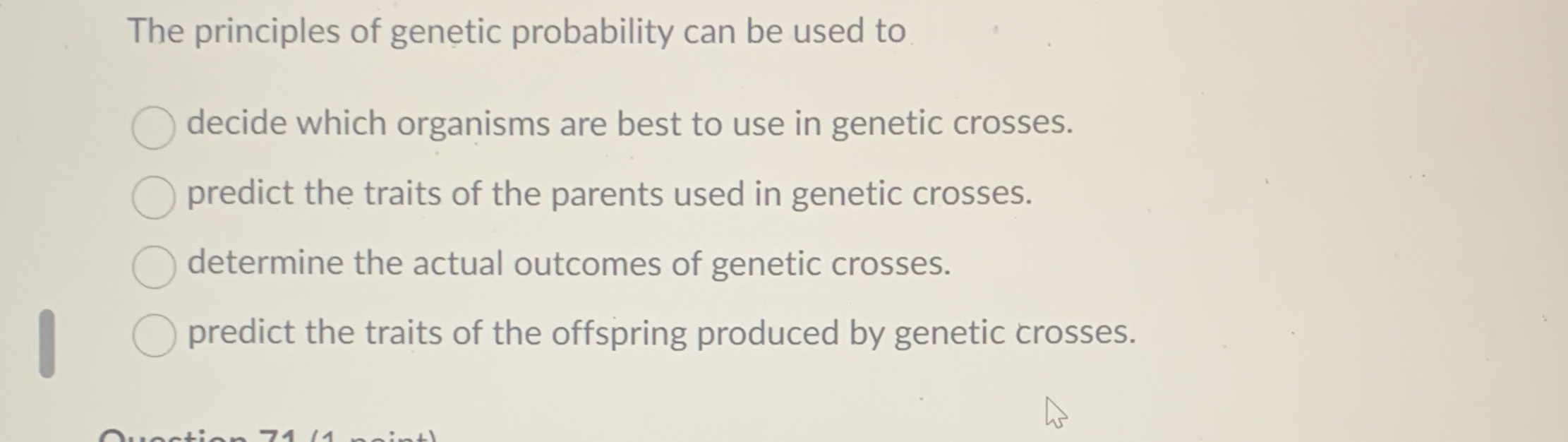 Solved The principles of genetic probability can be used | Chegg.com
