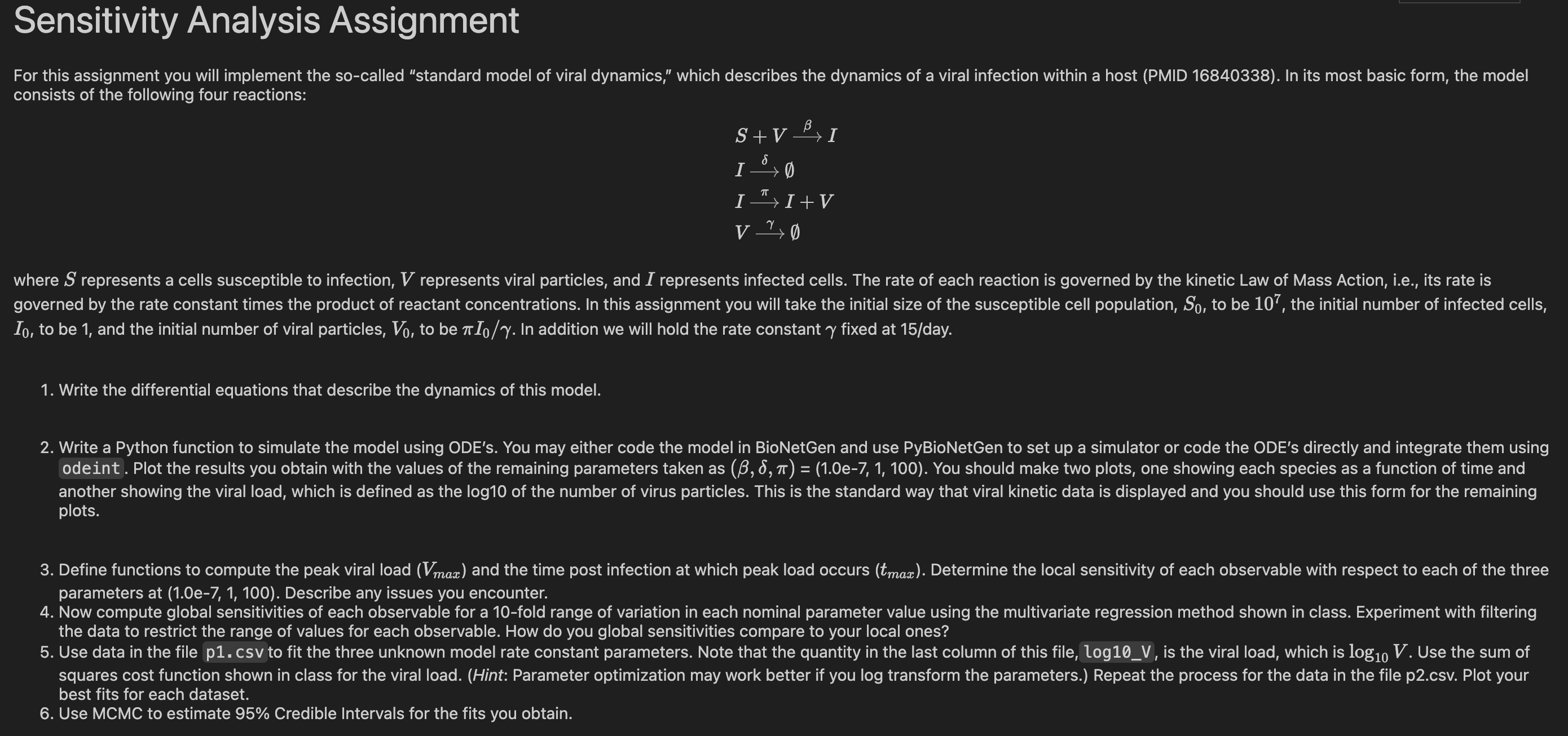 Solved Sensitivity Analysis AssignmentFor this assignment | Chegg.com