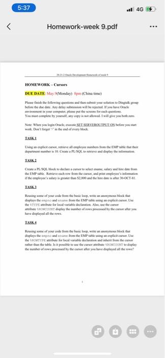 Solved 5:37 al 4G T Homework-week 9.pdf ... HOMEWORK - | Chegg.com