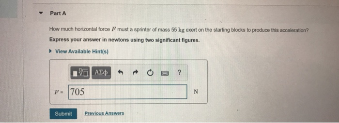 Solved A World Class Sprinter Ravi Constant World-class | Chegg.com