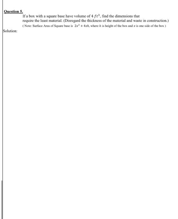 Solved Question 1. Find the extrema of f(x)=x2−6x on the | Chegg.com