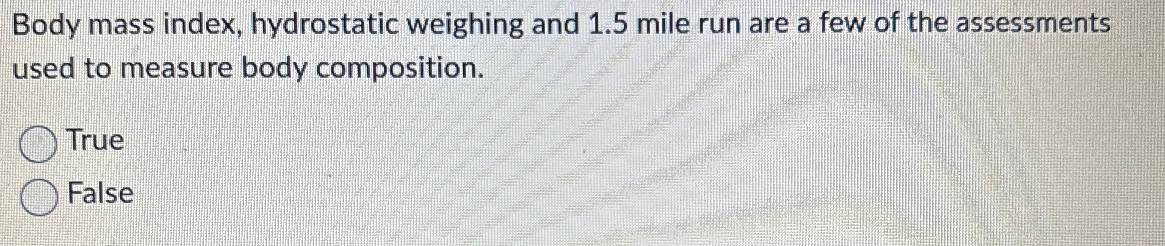 Solved Body mass index, hydrostatic weighing and 1.5 ﻿mile | Chegg.com
