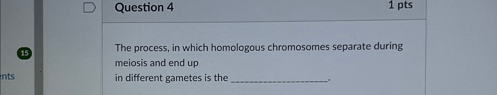 Solved Question 41 ptsThe process, in which homologous | Chegg.com Solved Question 41 ptsThe process, in which homologous | Chegg.com