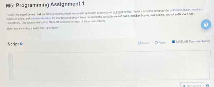 Solved M5: Programming Assignment 1 The text file | Chegg.com