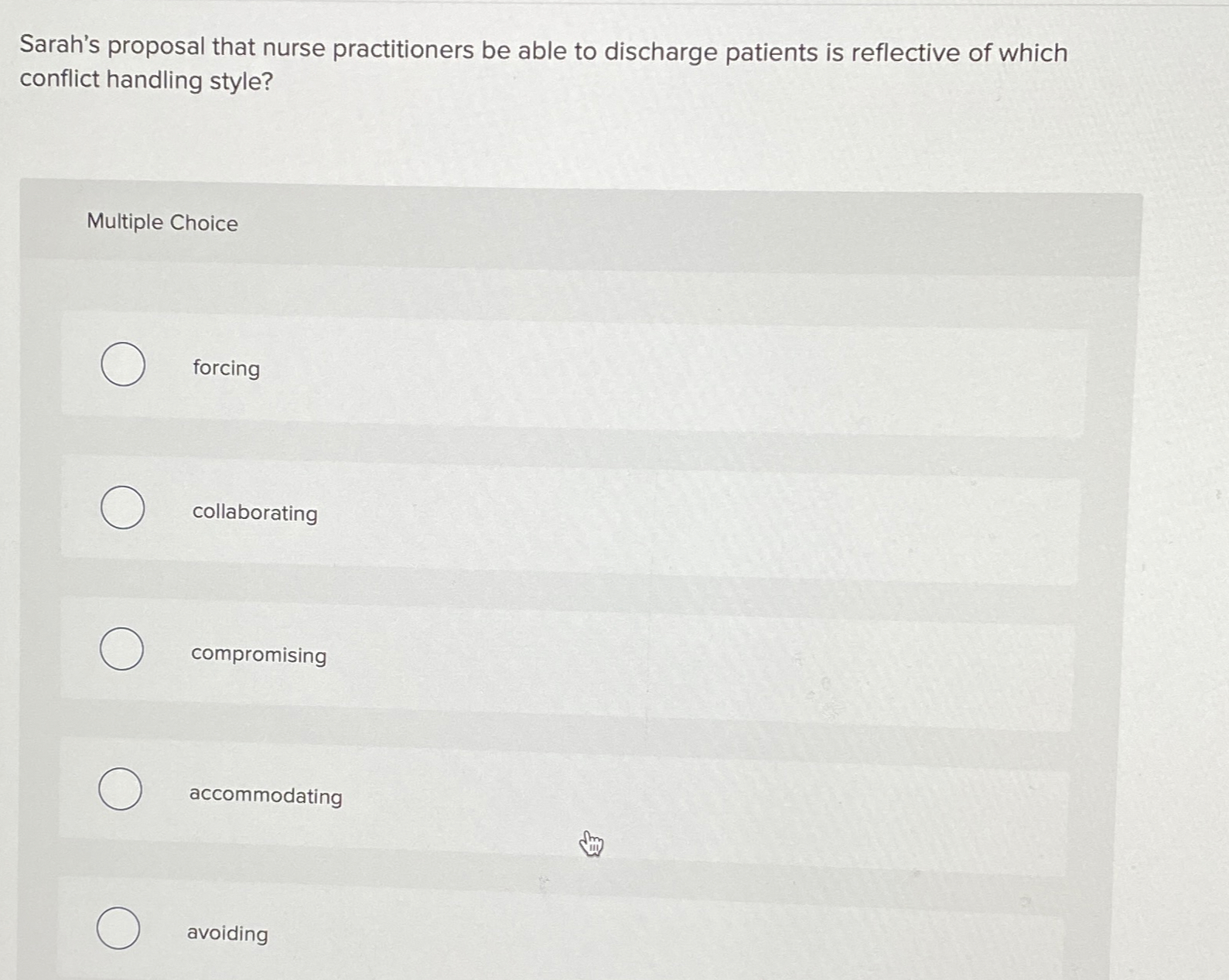 Solved Sarah's proposal that nurse practitioners be able to | Chegg.com