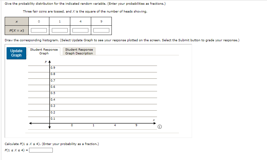 Solved Give the probability distribution for the indicated | Chegg.com