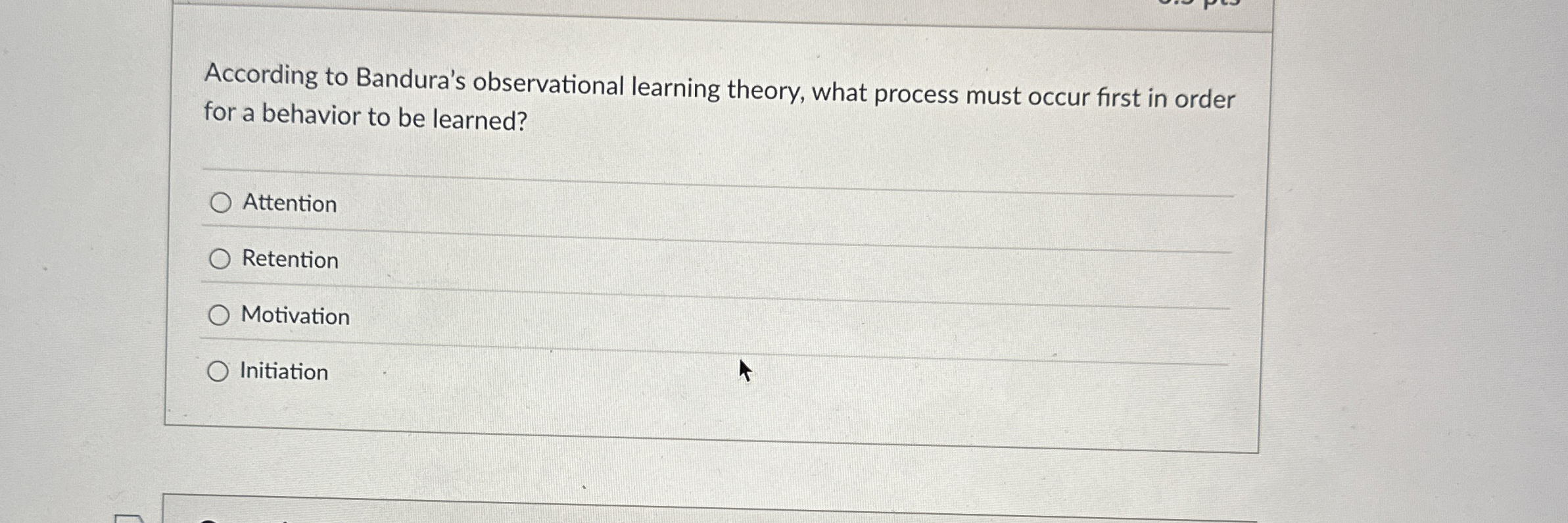 Solved According to Bandura's observational learning theory, | Chegg.com