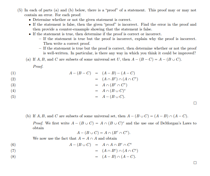 Solved by an EXPERT (5) ﻿In each of parts (a) ﻿and (b) ﻿below, there is a | Chegg.com