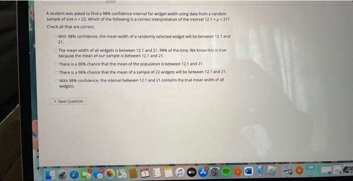 Solved A student was asked to find a 98\% confidence | Chegg.com