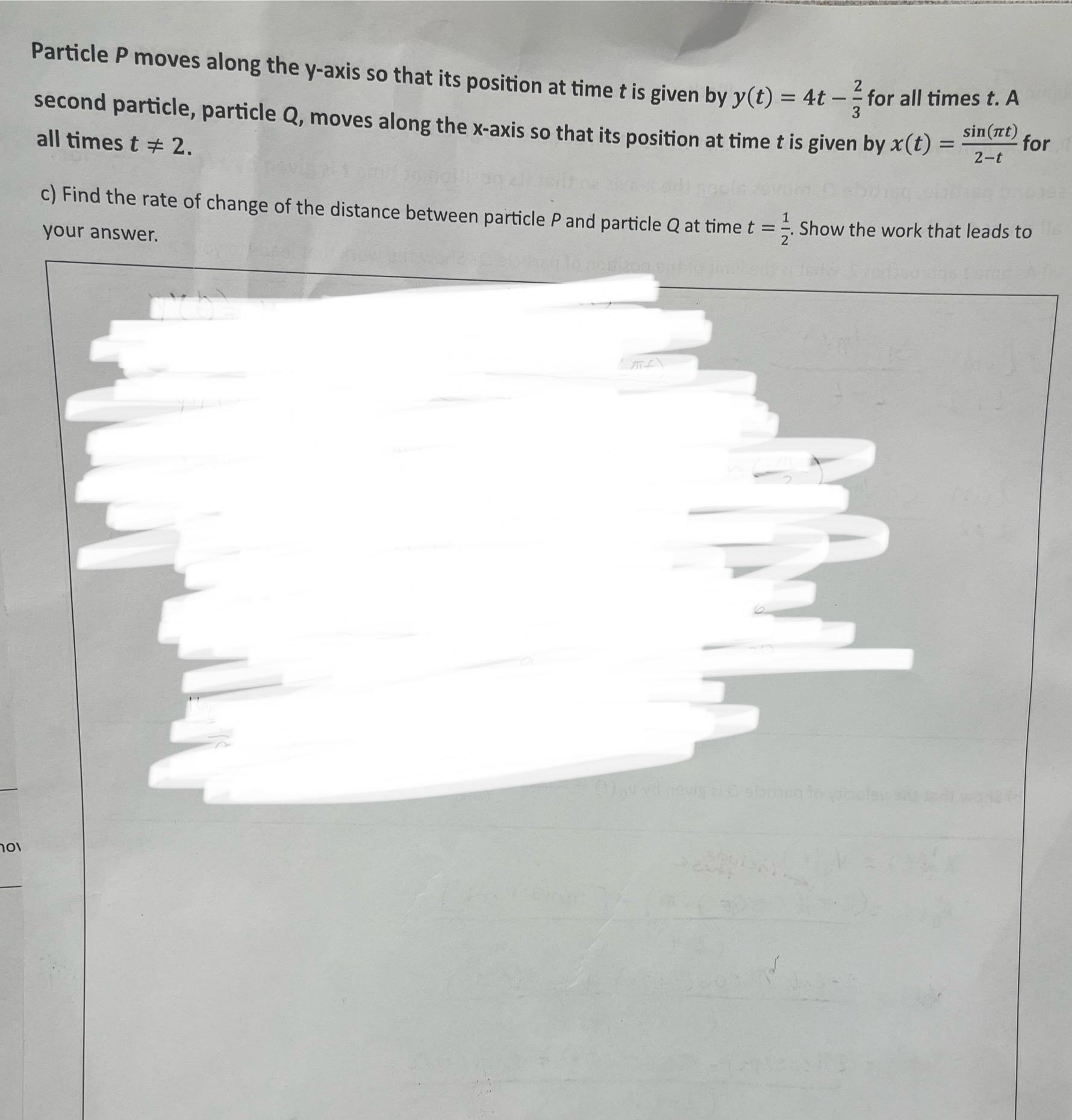 Solved Particle P ﻿moves along the y-axis so that its | Chegg.com