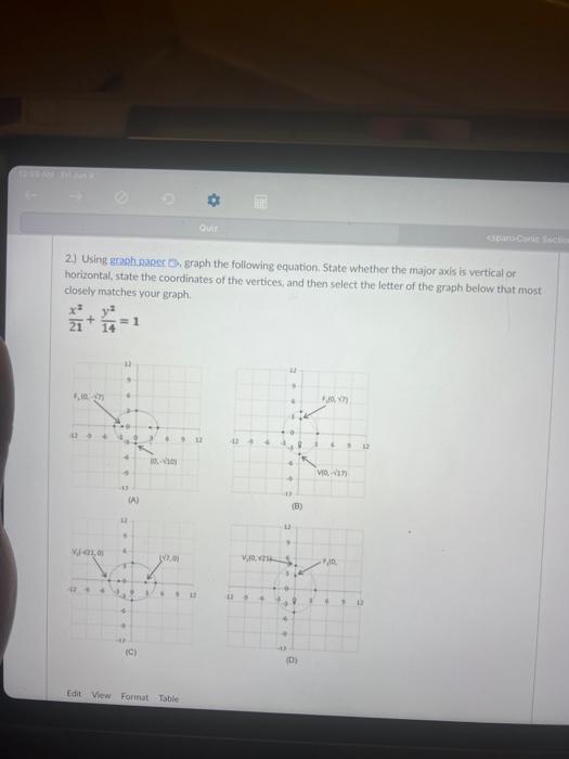 Solved 2.) Using graph paper B, graph the following | Chegg.com