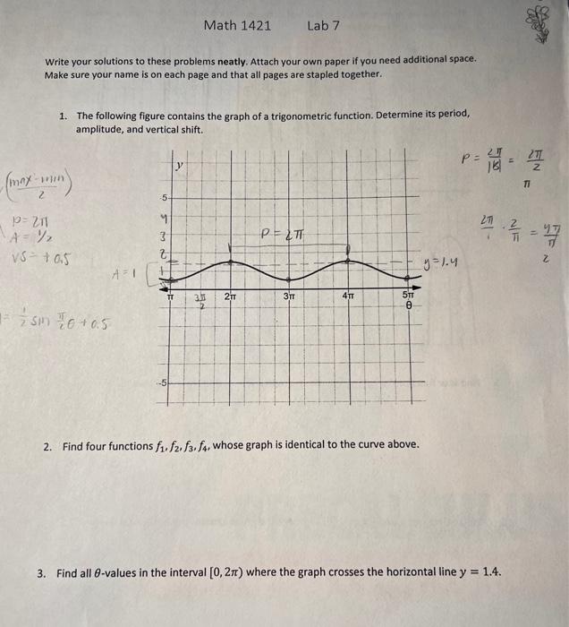 Solved Write your solutions to these problems neatly. Attach | Chegg.com