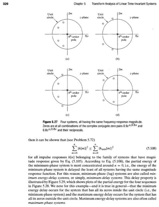 Solved Chapter 5 Transform Analysis Of Linear Time Invariant