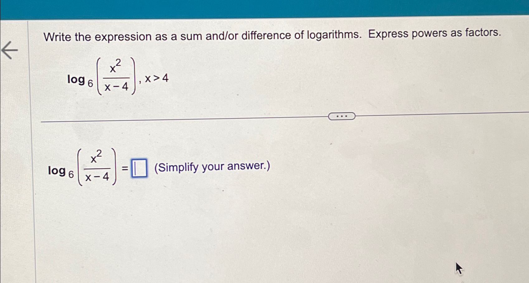 Solved Write the expression as a sum and/or difference of | Chegg.com