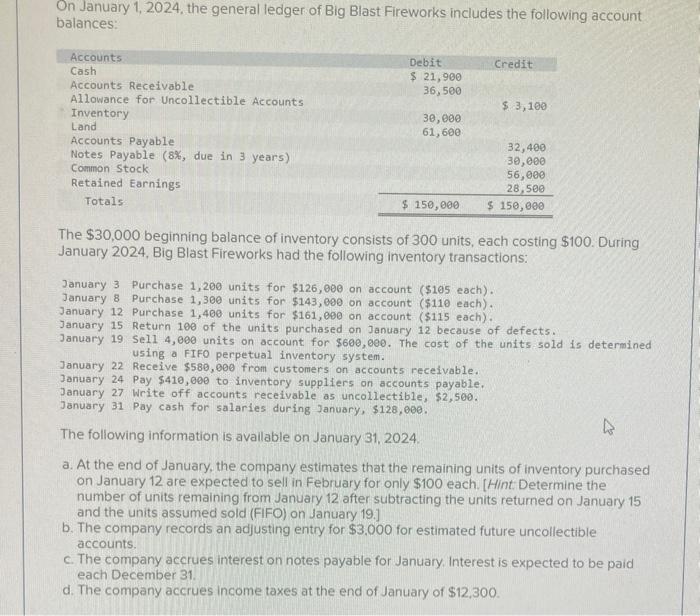 Solved accounting prepare journal entries, adjusting | Chegg.com