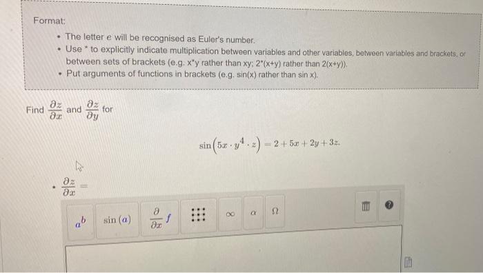 Solved Format: The letter e will be recognised as Euler's | Chegg.com