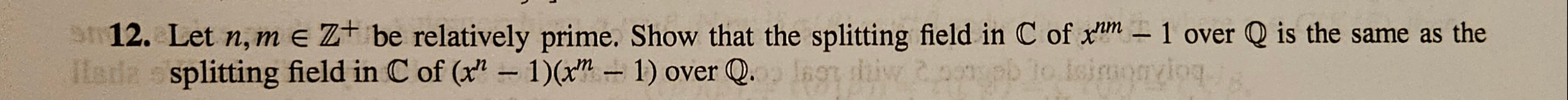 Solved Let n,minZ+be relatively prime. Show that the | Chegg.com