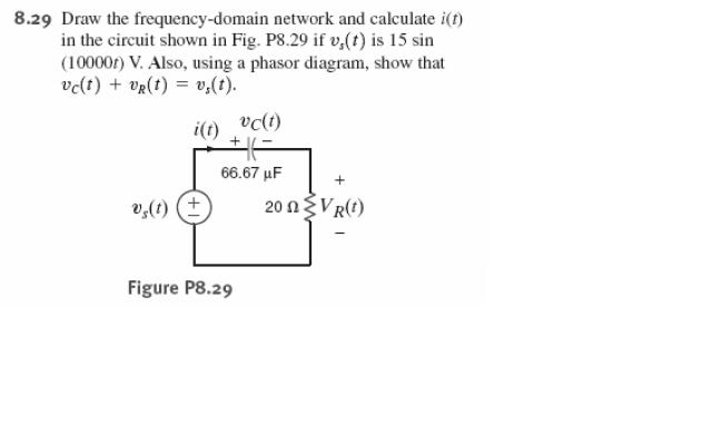 Solved Draw the frequency-domain network and calculate i(t) | Chegg.com