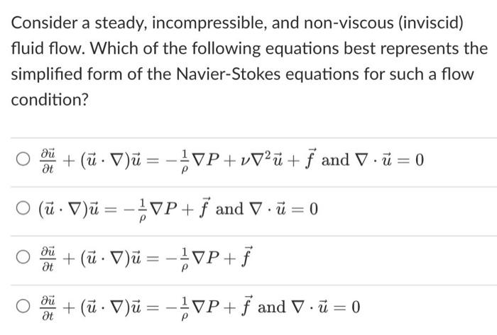 Solved Consider a steady, incompressible, and non-viscous | Chegg.com