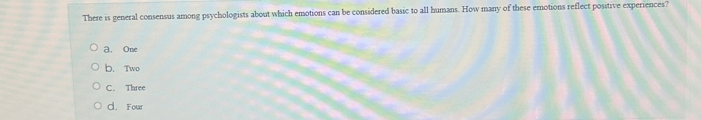 Solved There is general consensus among psychologists about | Chegg.com