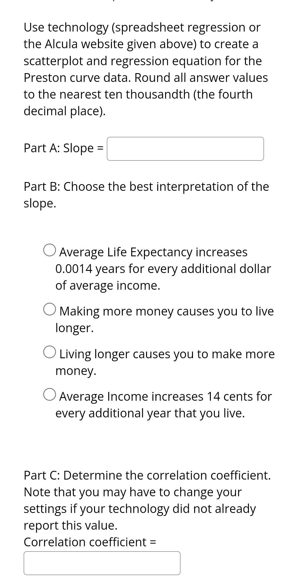 Use a spreadsheet or other computer graphing utility | Chegg.com