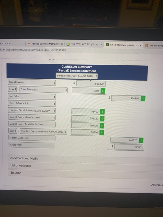 Solved nvcc.my.vccs.edu X M Applied Business Mathemat x N | Chegg.com