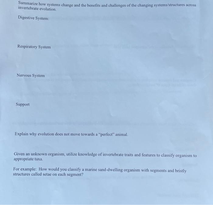 Solved Summarize how systems change and the benefits and | Chegg.com