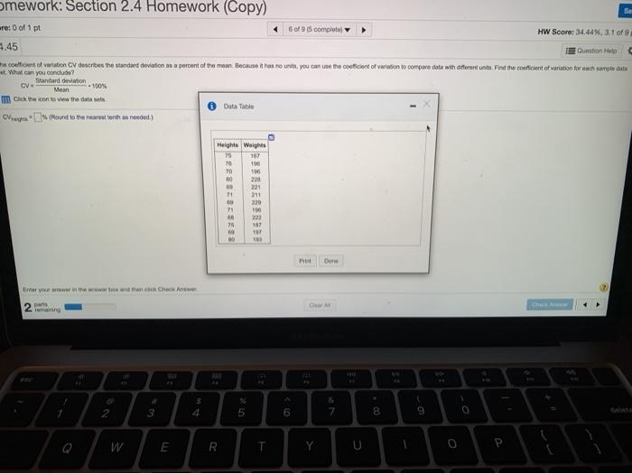 Solved mework: Section 2.4 Homework (Copy) re: 0 of 1 pt Gof | Chegg.com