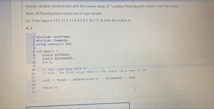 Solved in c++ please. please post with the screenshot of | Chegg.com