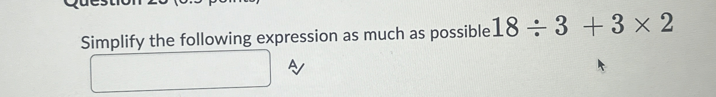 Solved Simplify the following expression as much as possible | Chegg.com