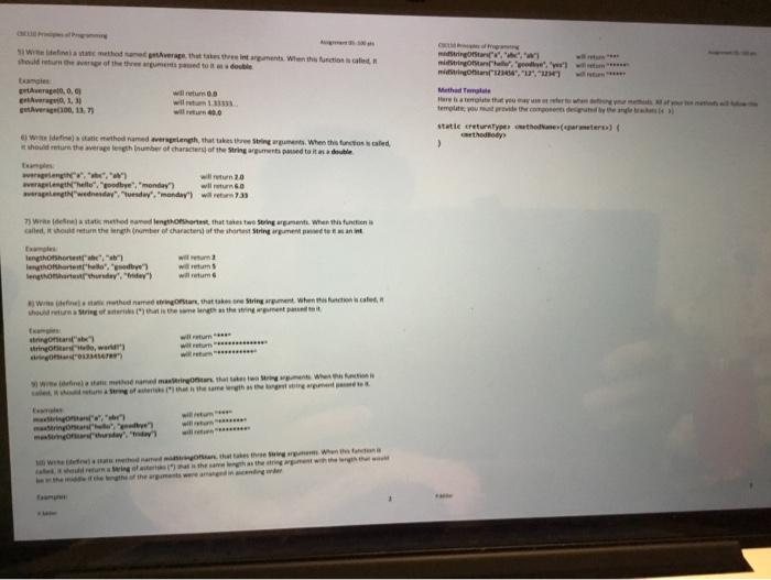 Solved CS 120 Principles of Programming Assignment 05 - Ten | Chegg.com