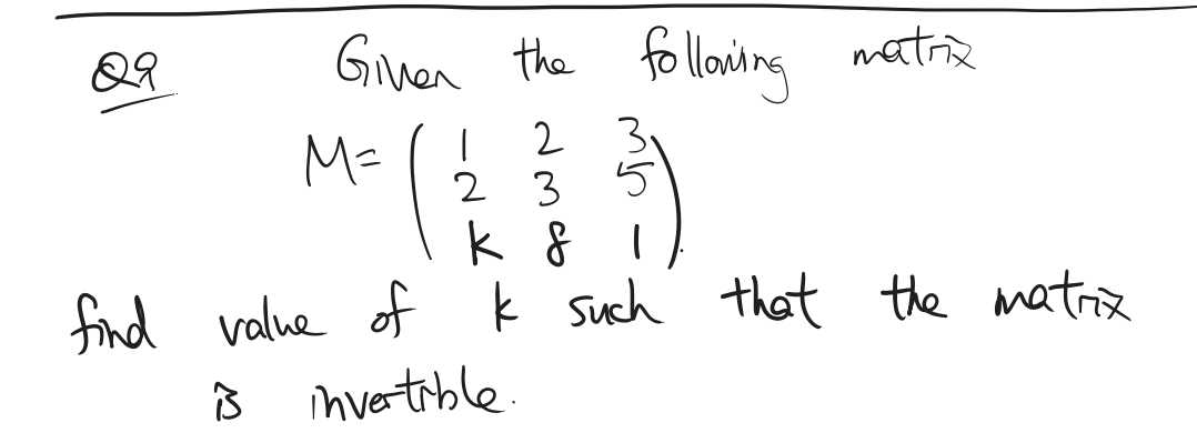 Solved Q1 ﻿Given the following | Chegg.com