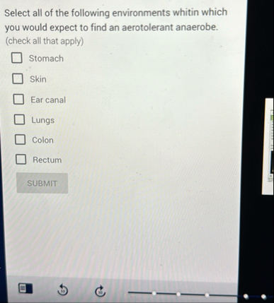 Solved Select all of the following environments whitin which | Chegg.com