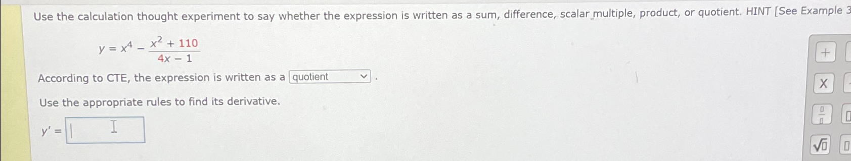 Solved Use the calculation thought experiment to say whether | Chegg.com
