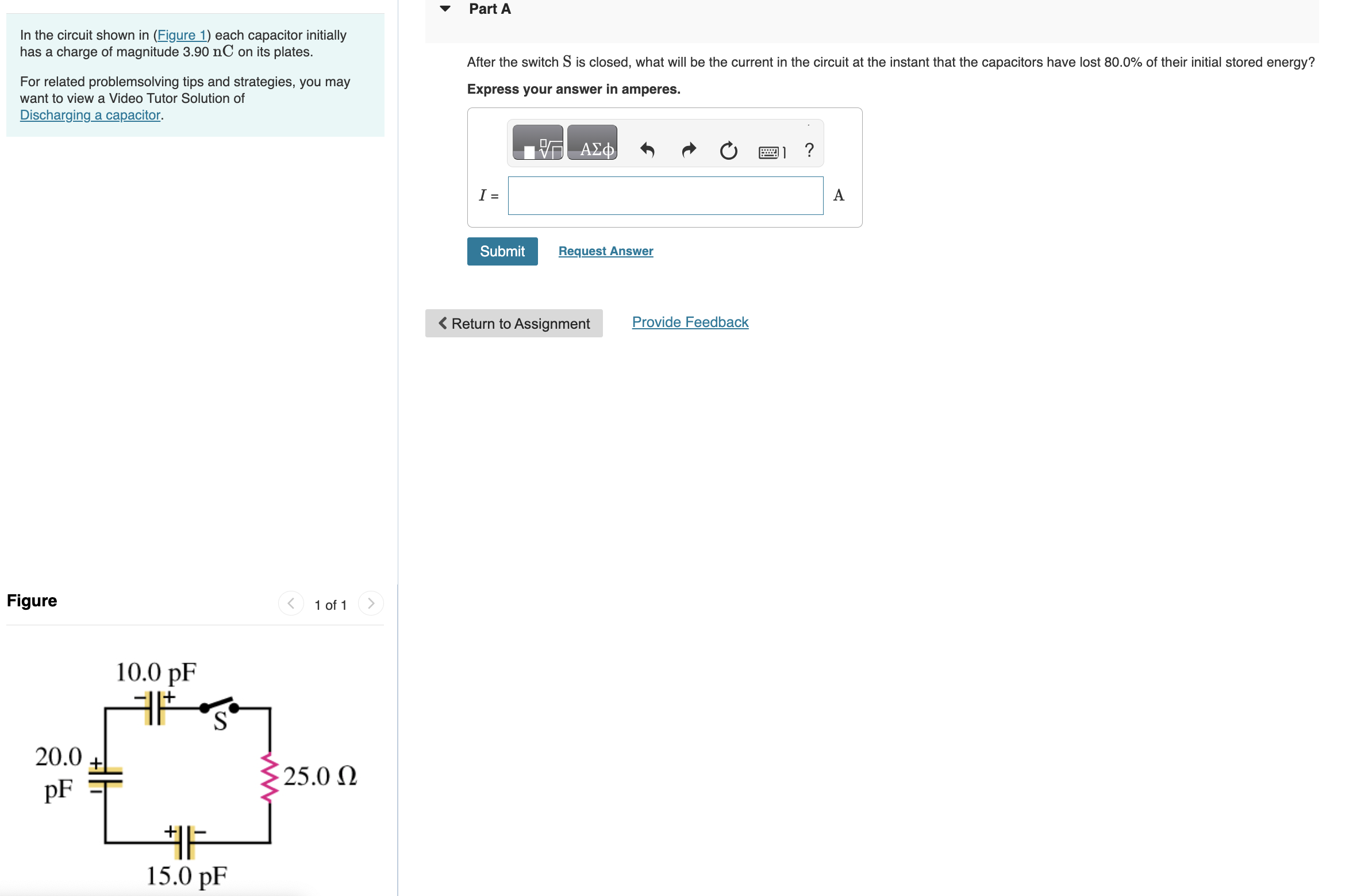 Solved In the circuit shown in (Figure 1) ﻿each capacitor | Chegg.com