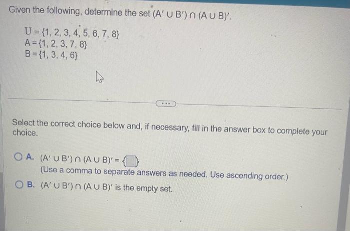 Solved Given the following, determine the | Chegg.com