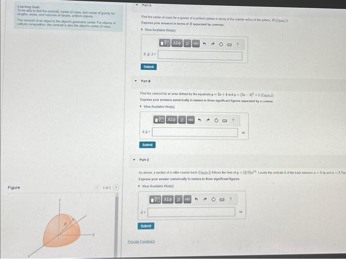 Solved Cowhing Goal. Part A Part to Partc Epeves your anwwer | Chegg.com Solved Cowhing Goal. Part A Part to Partc Epeves your anwwer | Chegg.com