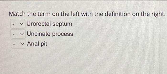 Solved Match the term on the left with the definition on the | Chegg.com