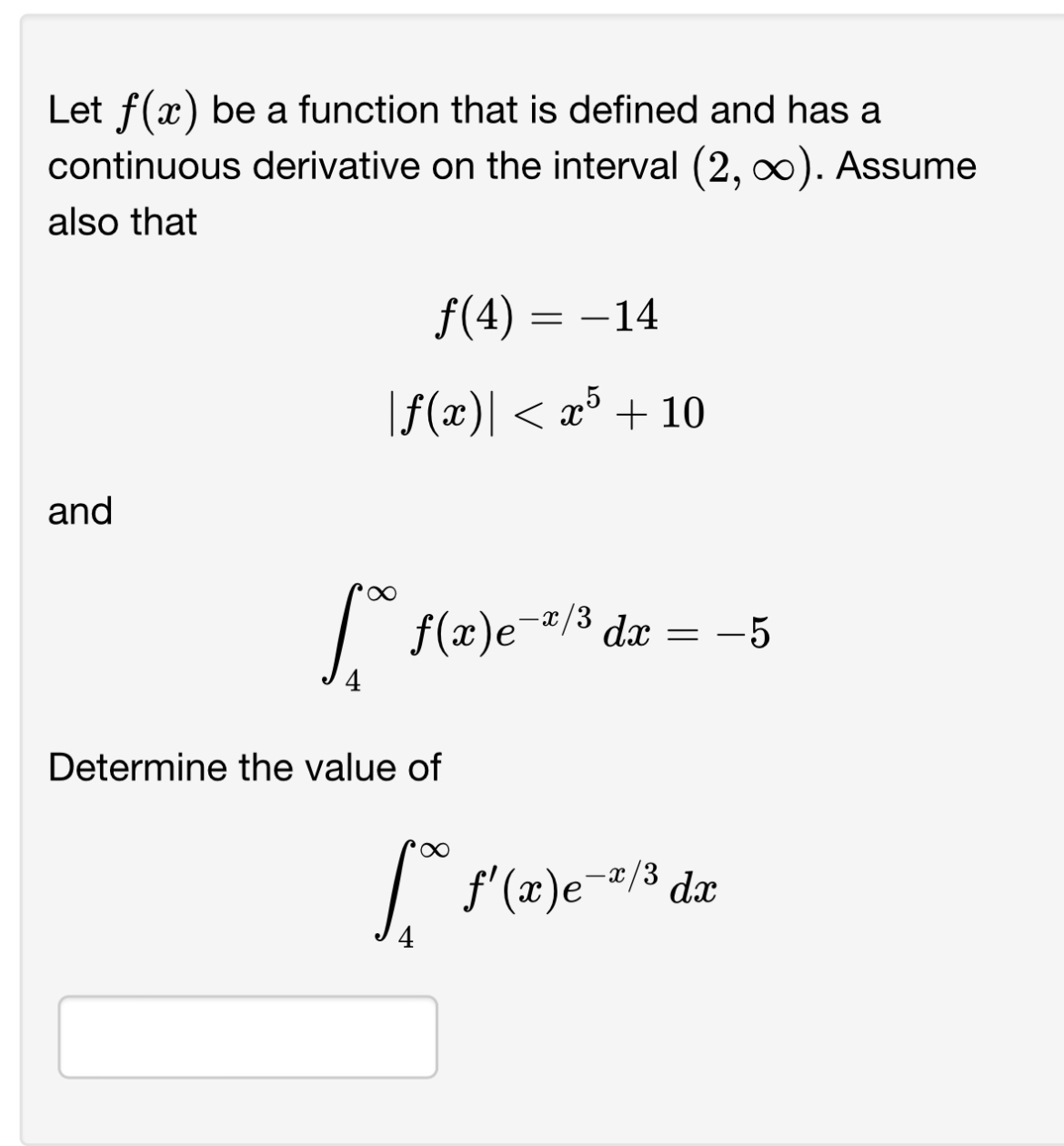 Solved Let f(x) ﻿be a function that is defined and has a | Chegg.com