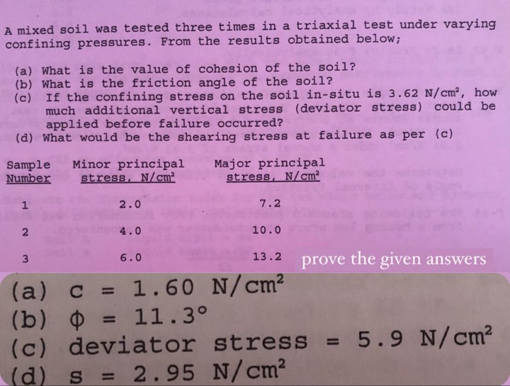 Solved Please prove the answers of the given question on the | Chegg.com