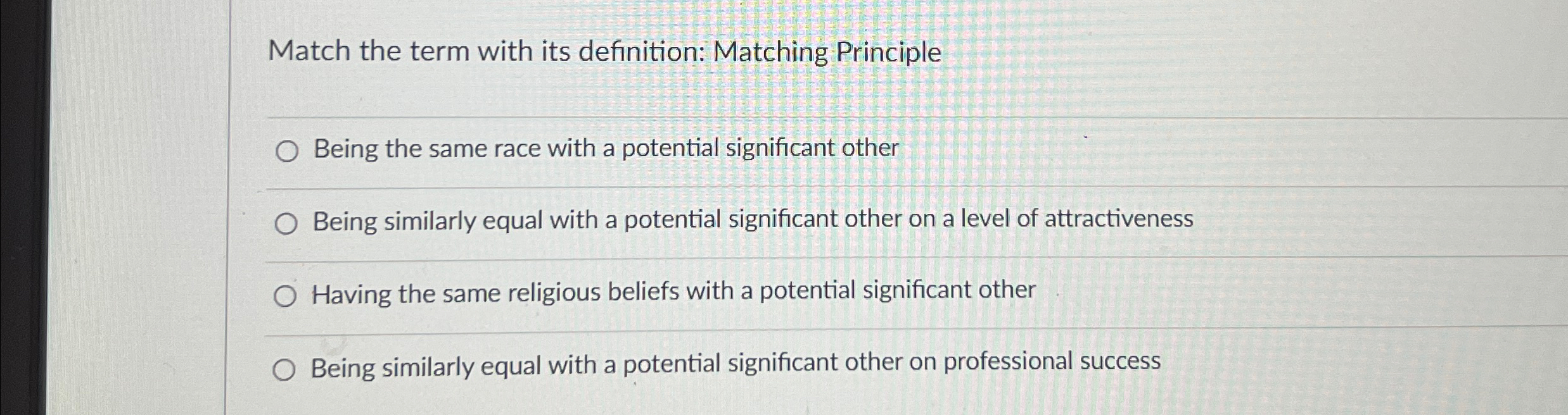 Solved Match the term with its definition: Matching | Chegg.com