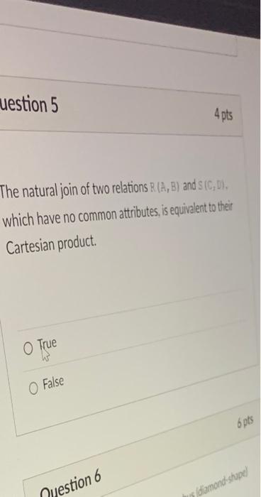 Solved If the attribute K of a relation is a foreign key, | Chegg.com