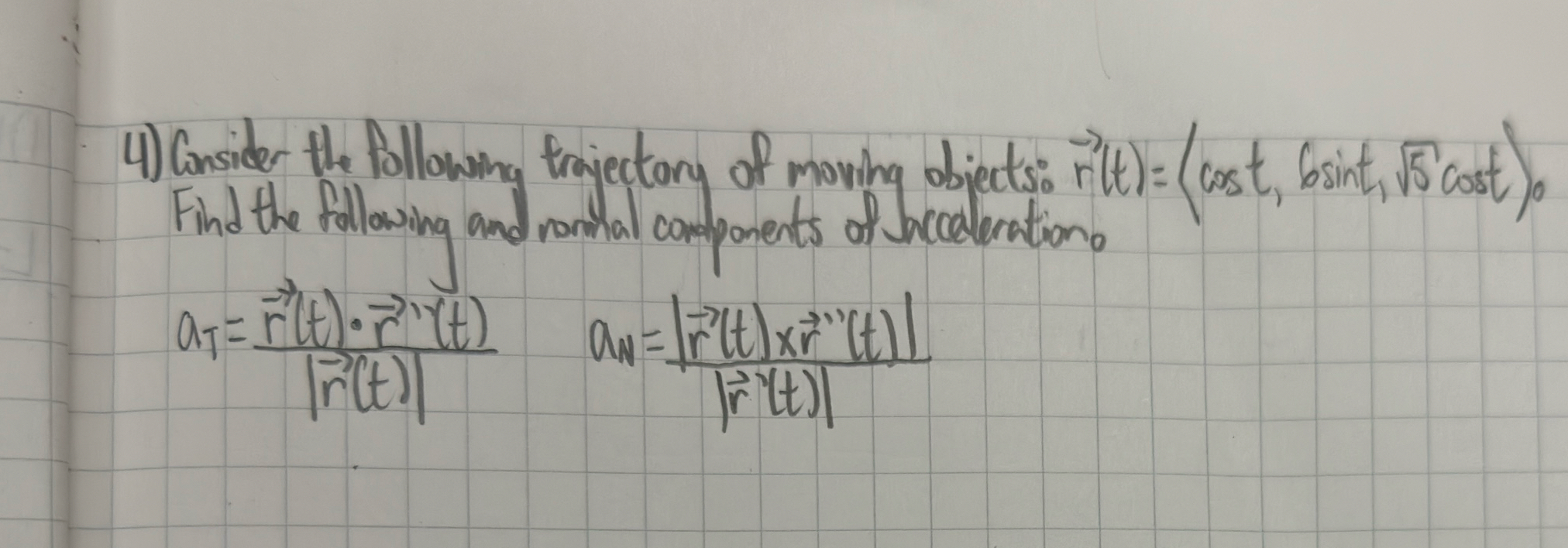 Solved Consider the following trajectory of moving objects: | Chegg.com