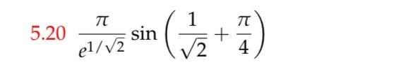 Solved 5.20. Compute ∫−∞∞x4+1cos(x)dx.5.20e1/2πsin(21+4π) | Chegg.com