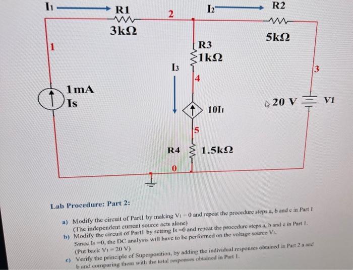 Solved solve this cirucuit using superposition find the | Chegg.com